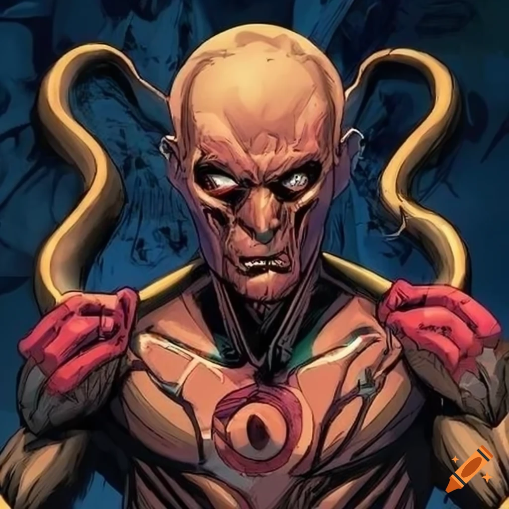 Supervillain known as the defiler on Craiyon