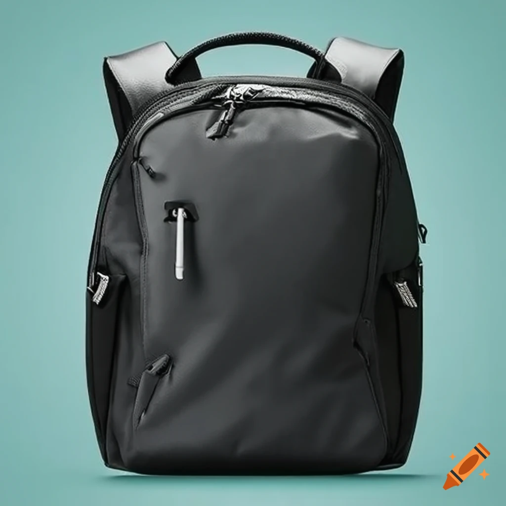 Design of urban 15" computer backpack on Craiyon