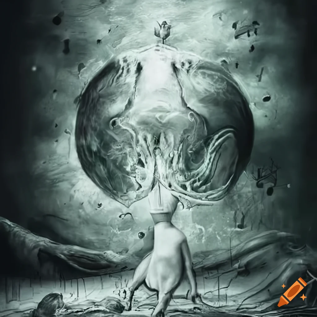 Alien invasion with musical theme on Craiyon