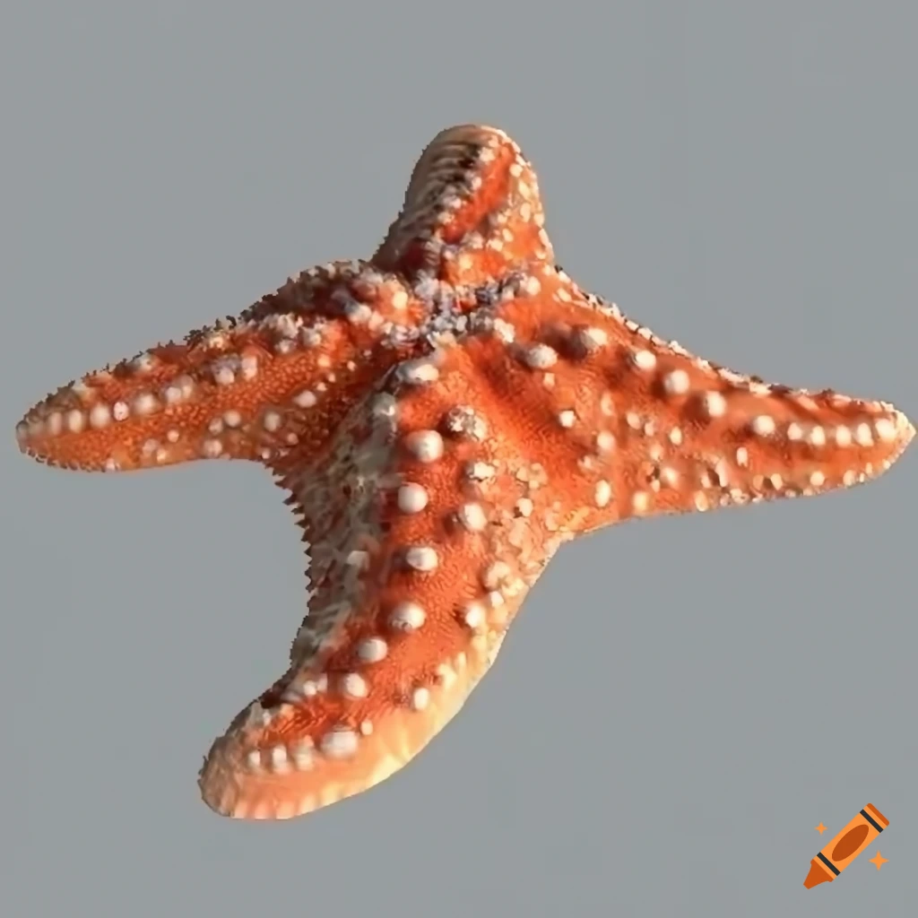 Polygonal 3d starfish on Craiyon