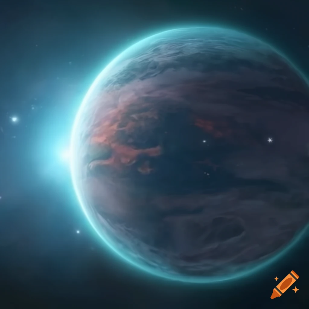 The mythos fictional planet concept on Craiyon