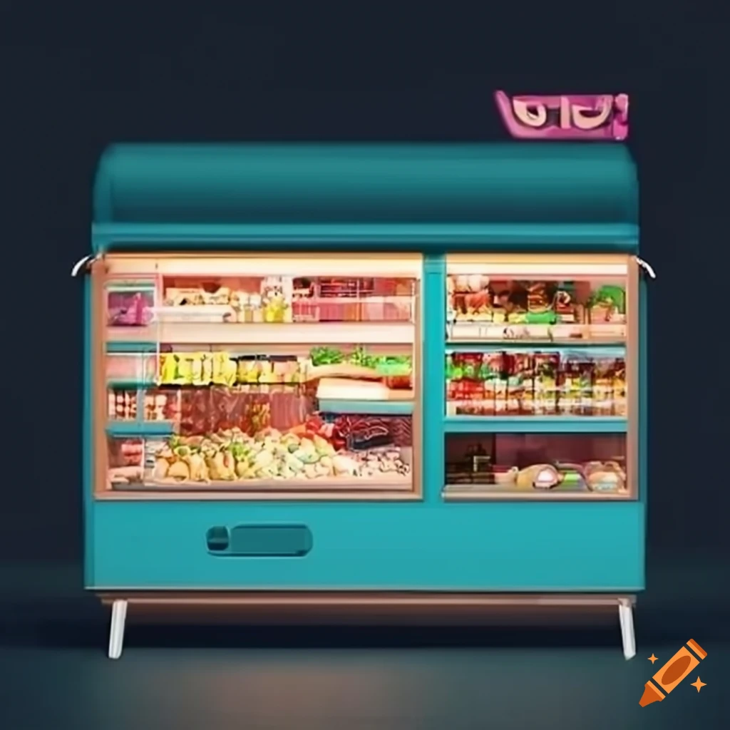 Mobile grocery store providing ultimate convenience on Craiyon