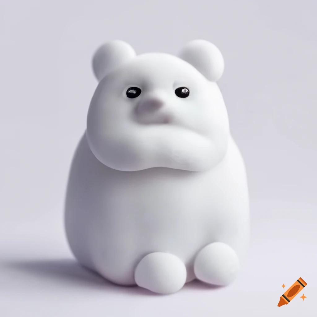 Blank white toy on Craiyon