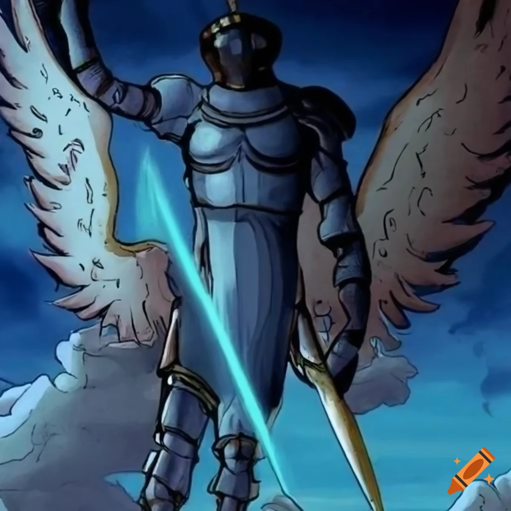 Aetherius, the mythological hero, emerges from the comet's fall with ...