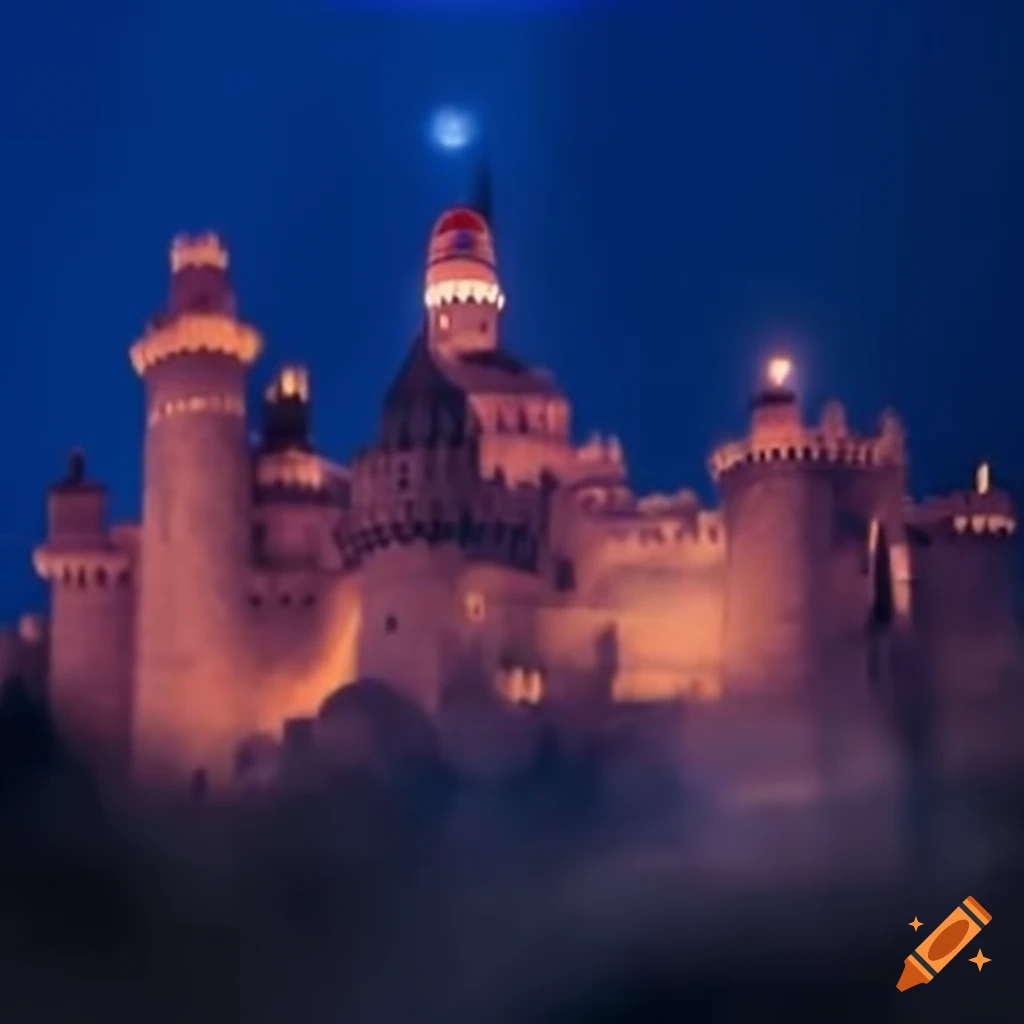 Aladdin castle on Craiyon