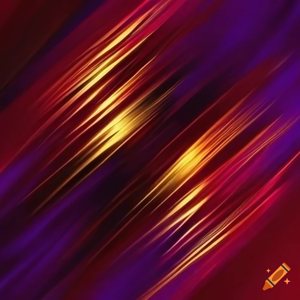Abstract color combination in gold, red, and dark purple on Craiyon