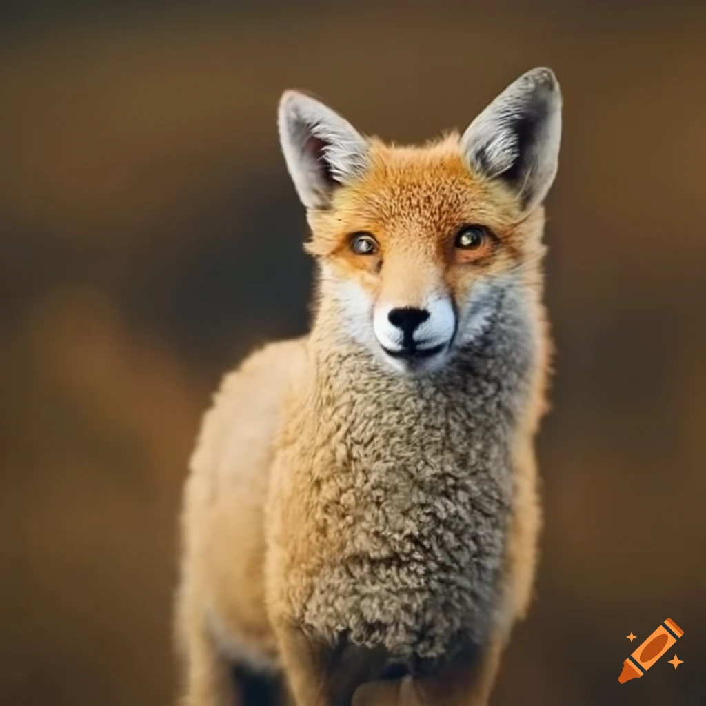 Image of a fox and a sheep on Craiyon