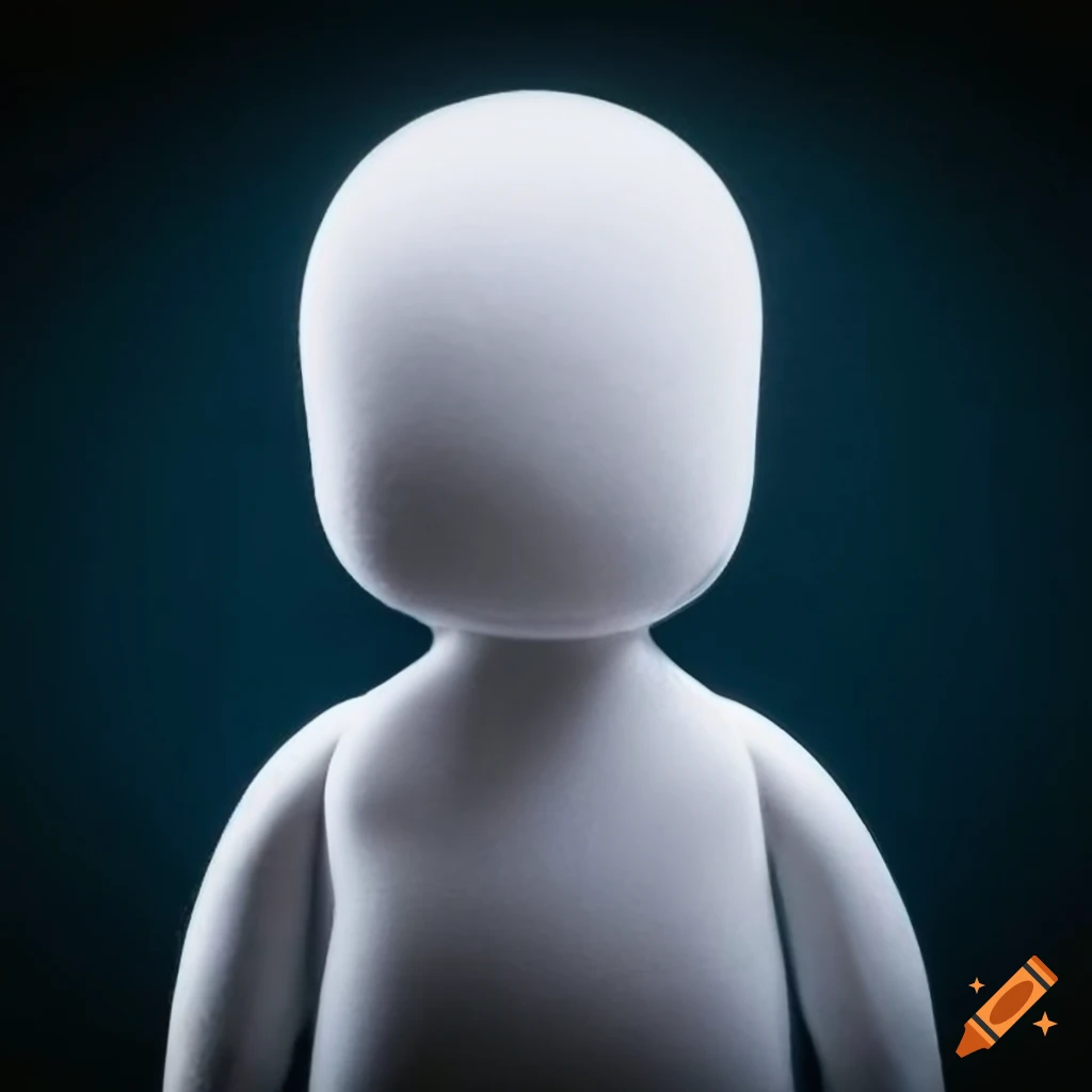 Blank white toy on Craiyon