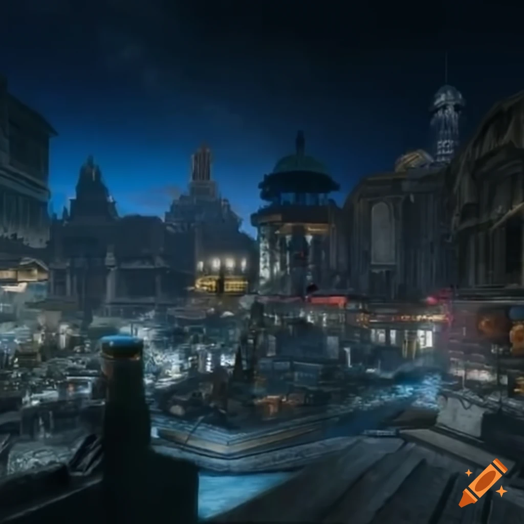 Zanarkand city from final fantasy x on Craiyon