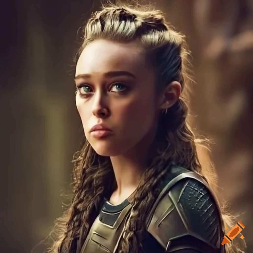 Alycia debnam-carey as lexa in the 100 tv series on Craiyon