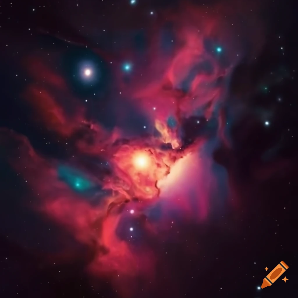 Abstract nebula on Craiyon