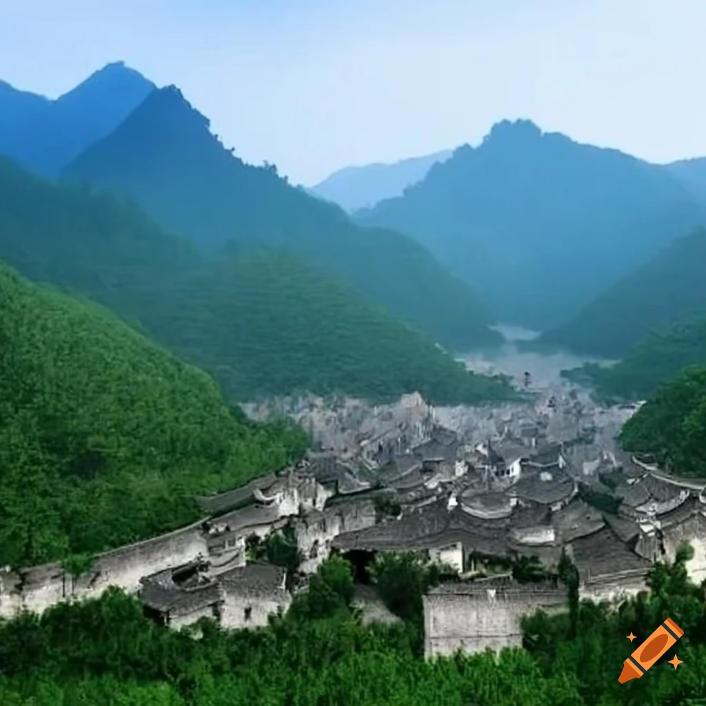 Anhui, china on Craiyon