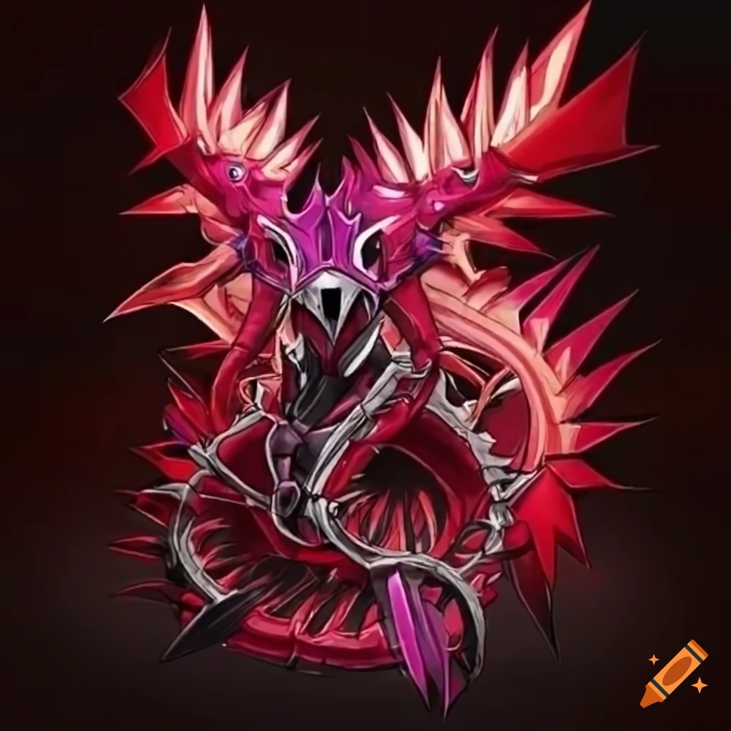 Yugioh spiral thorn card artwork on Craiyon