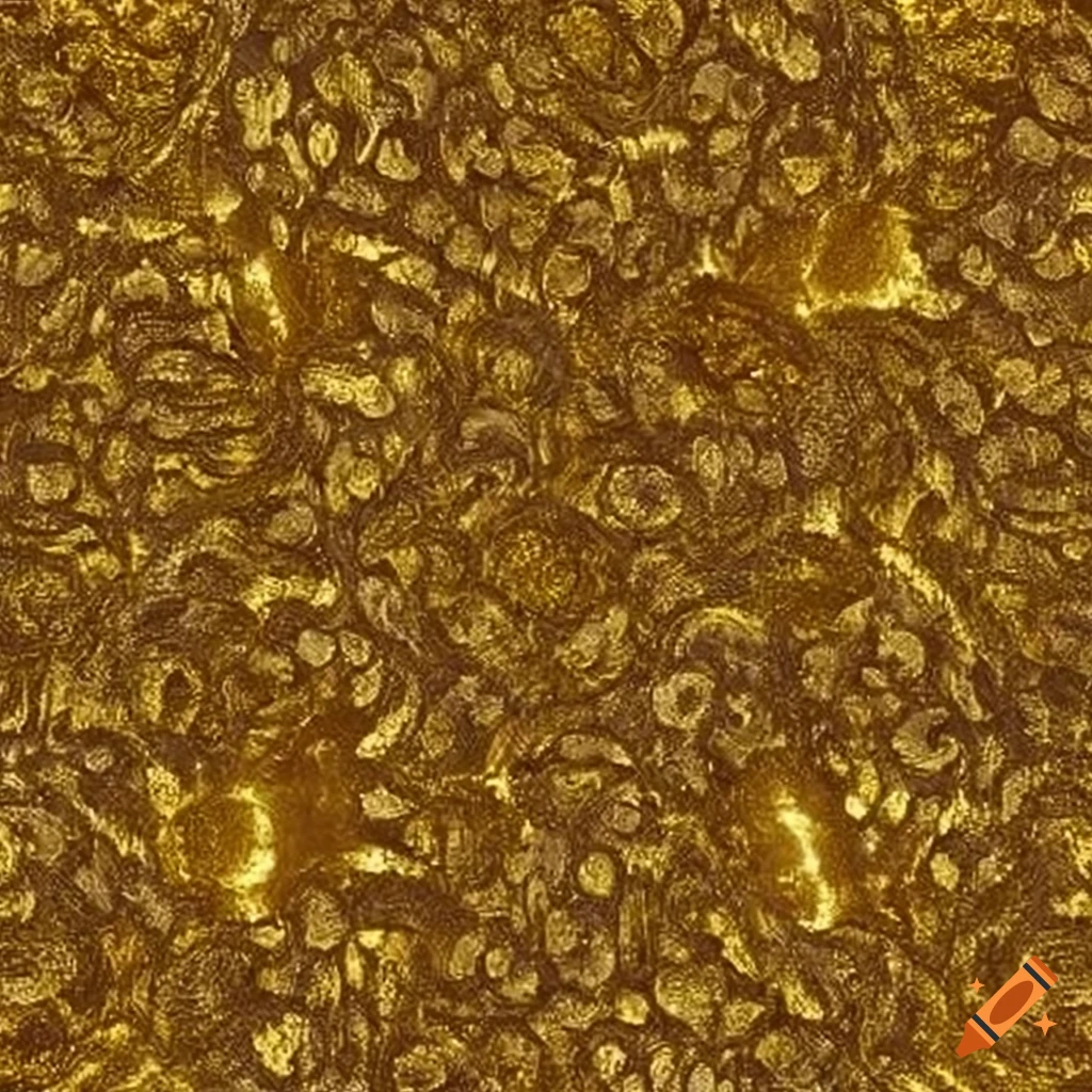 Seamless gold texture on Craiyon