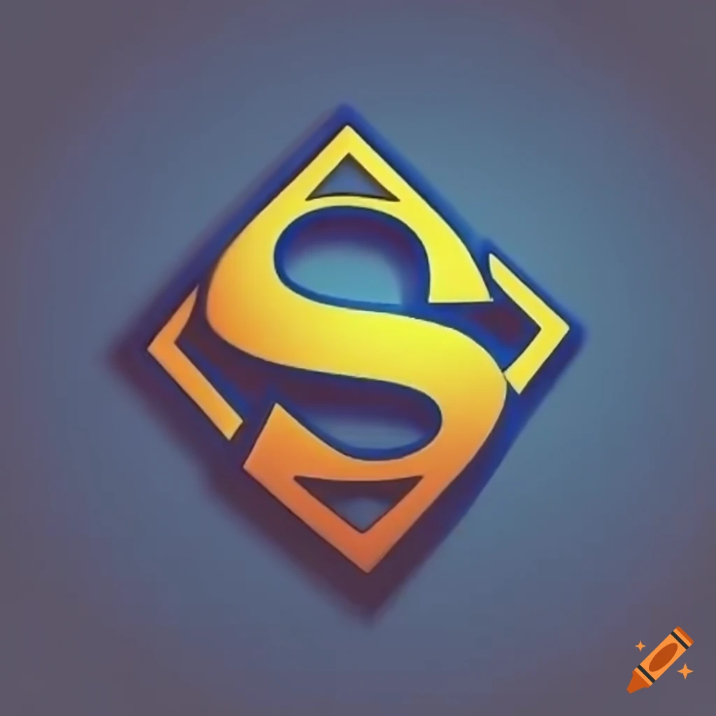 Logo design with an s inside the letter \ on Craiyon