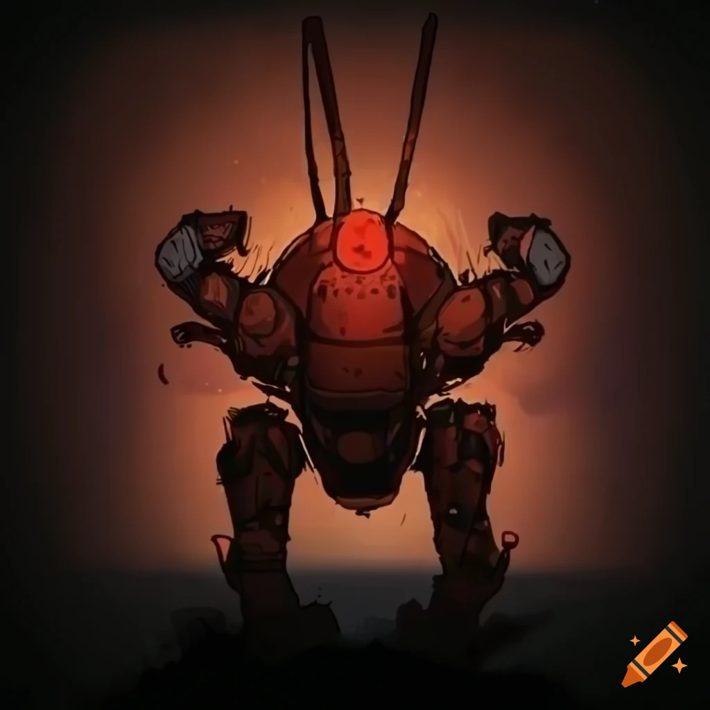 Detective in a graphic novel style with mechanical elements in cel ...