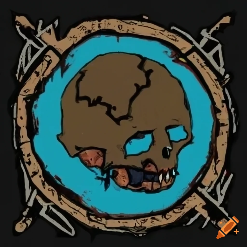 Logo for post-apocalyptic survivor group "Man of the Road" on Craiyon