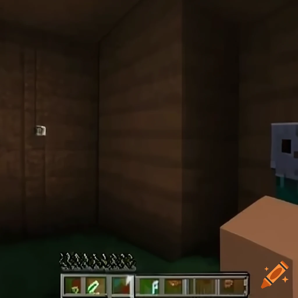 Minecraft steve relaxing in his apartment on Craiyon