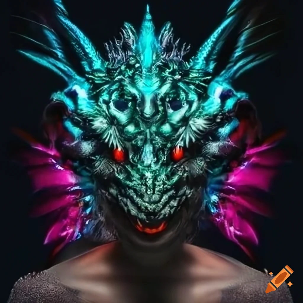 Shiny dragon on Craiyon