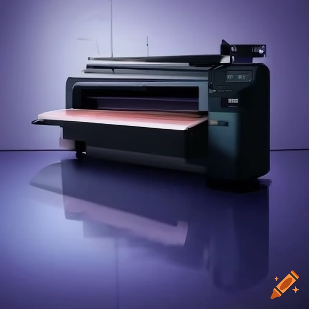 Large format printer on Craiyon
