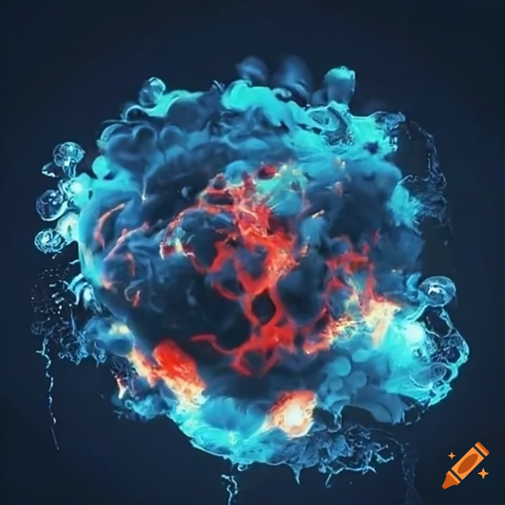 Explosive social networks concept on Craiyon