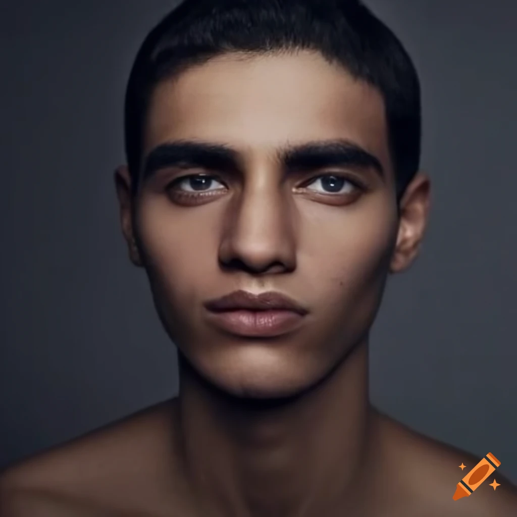 Person with long nose, short wavy black hair, and arabic features on ...