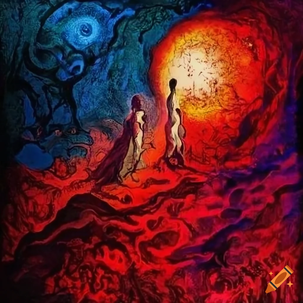 Abstract esoteric collage artwork on Craiyon