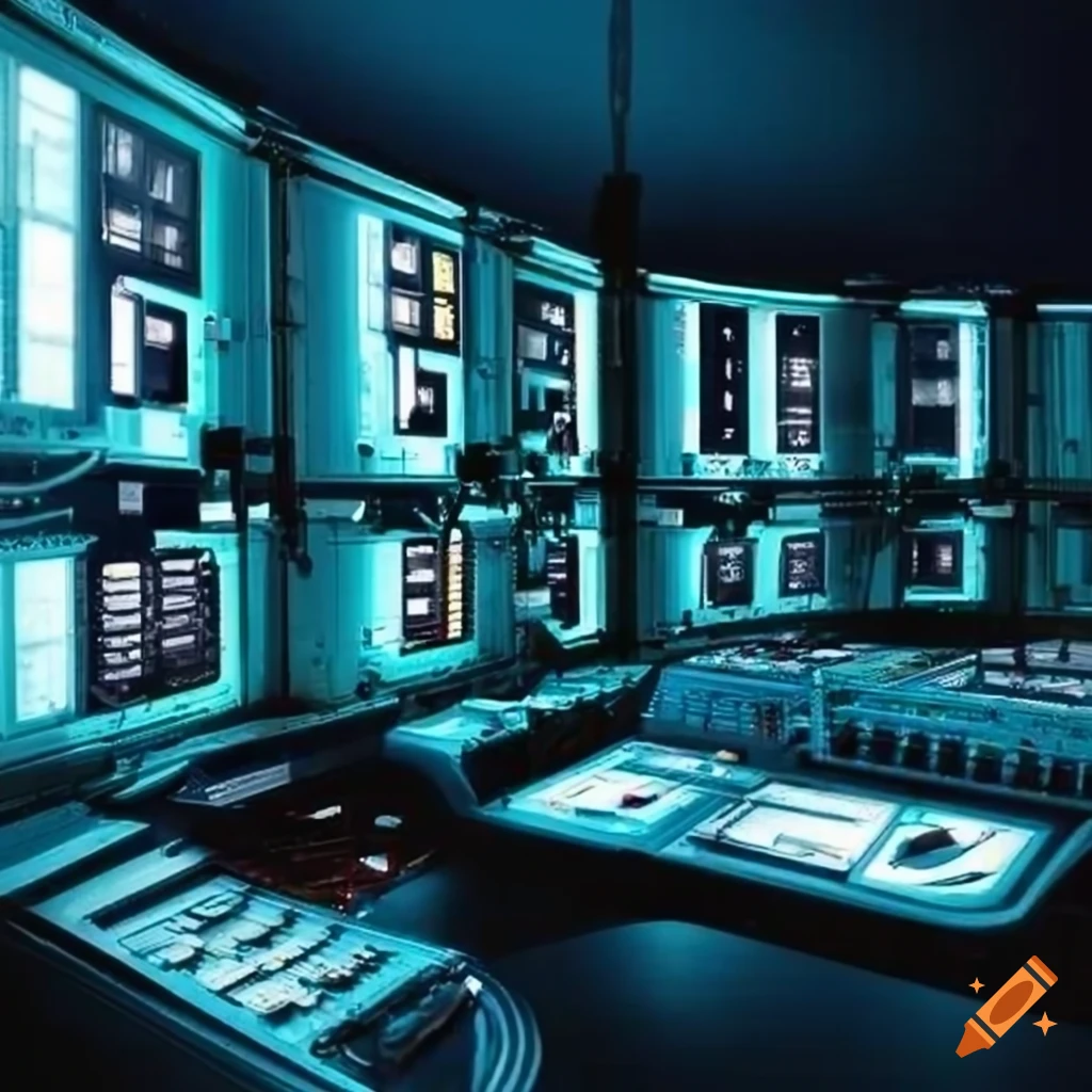 Control room on Craiyon