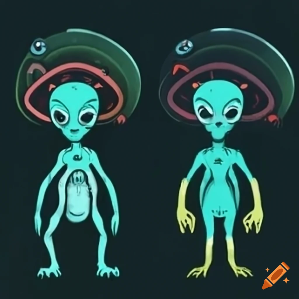 Alien creature on Craiyon