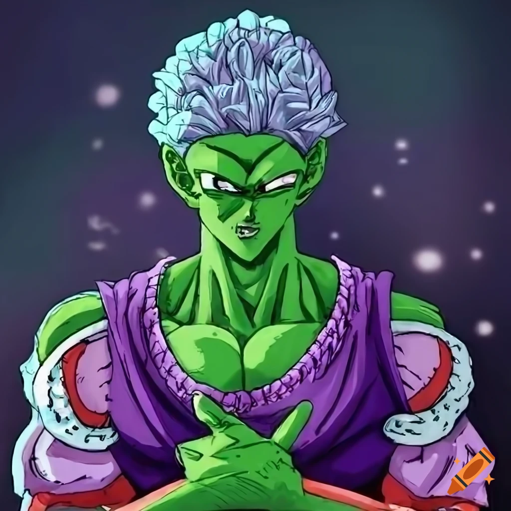 Piccolo from dbz reimagined in jujutsu kaisen style on Craiyon