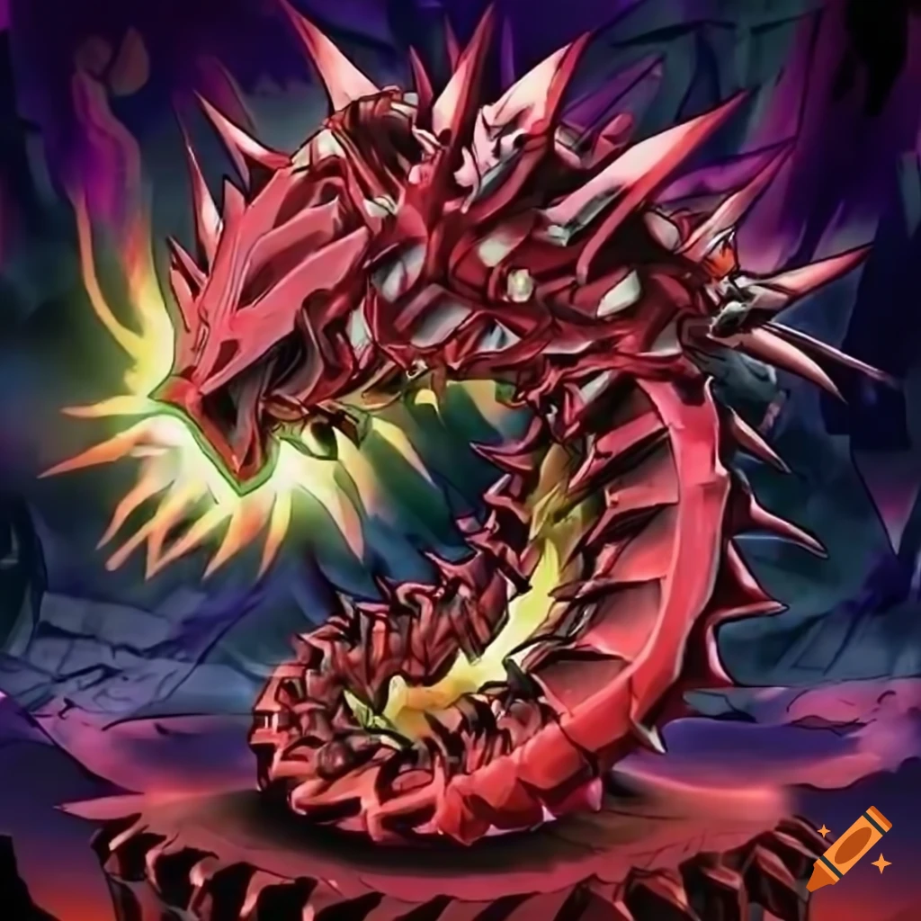 Yugioh spiral thorn card artwork on Craiyon