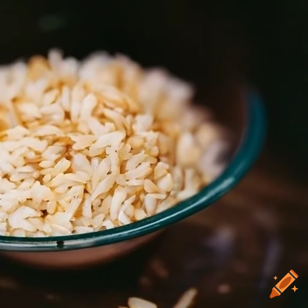 Crumbly rice grains on Craiyon