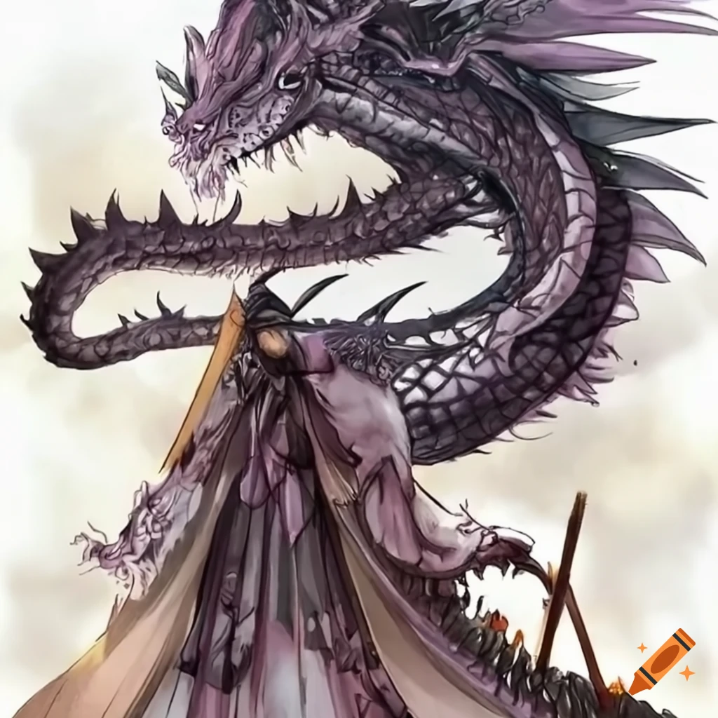 Simple dragon on Craiyon