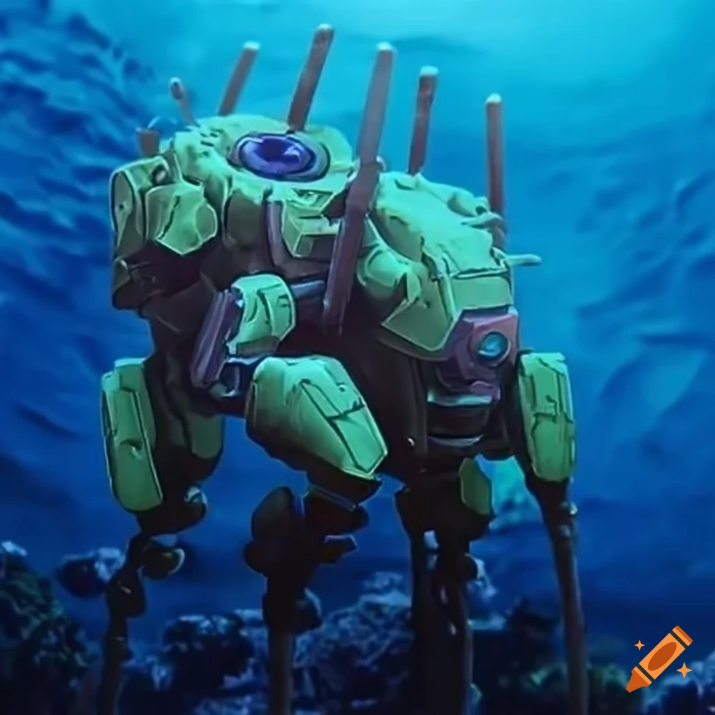 Practical mech on Craiyon