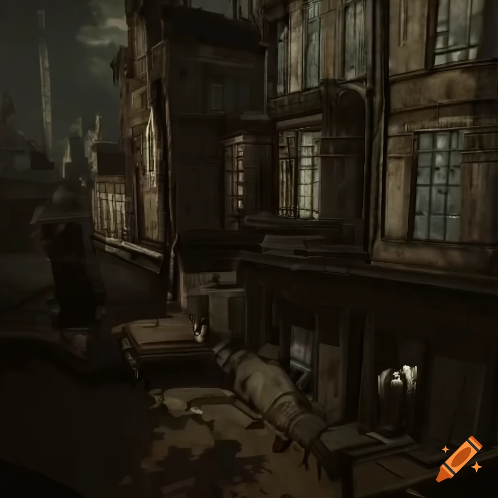 City district map inspired by dishonored 2 on Craiyon