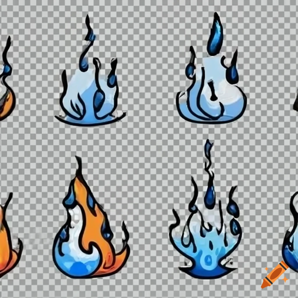 Water and fire combination on Craiyon