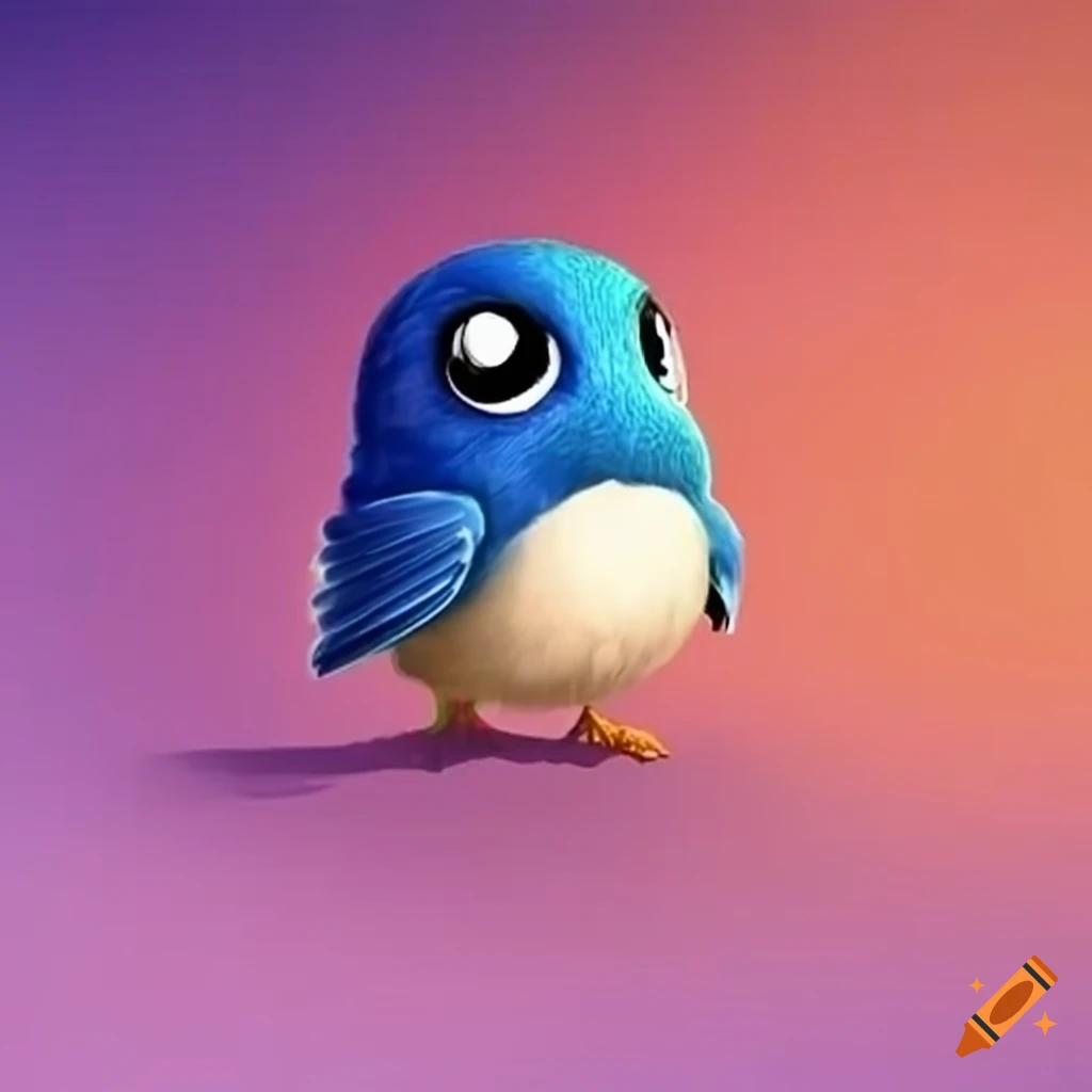 Bird character for mobile game on Craiyon