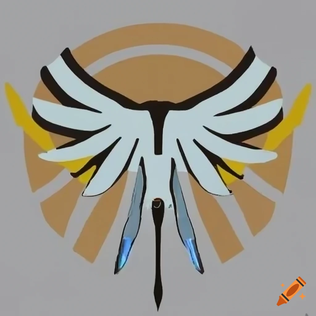 Mercy symbol from overwatch on Craiyon