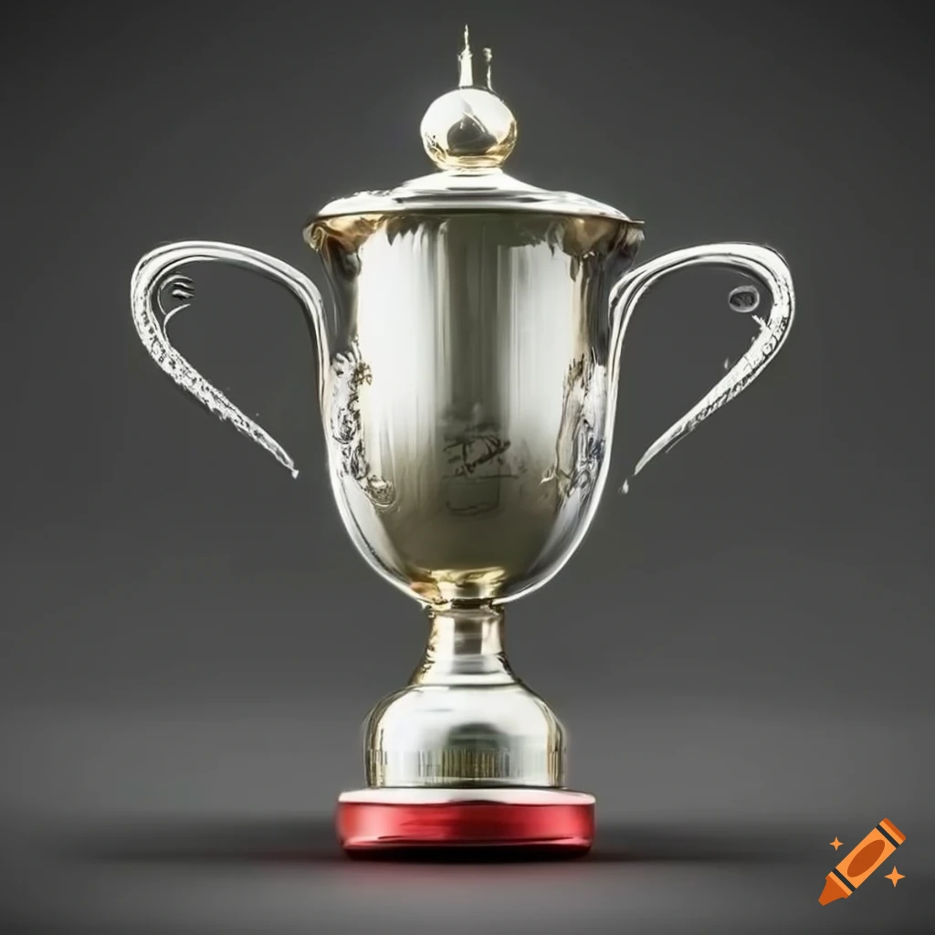 Winner cup with the inscription "GEWONNEN" on Craiyon