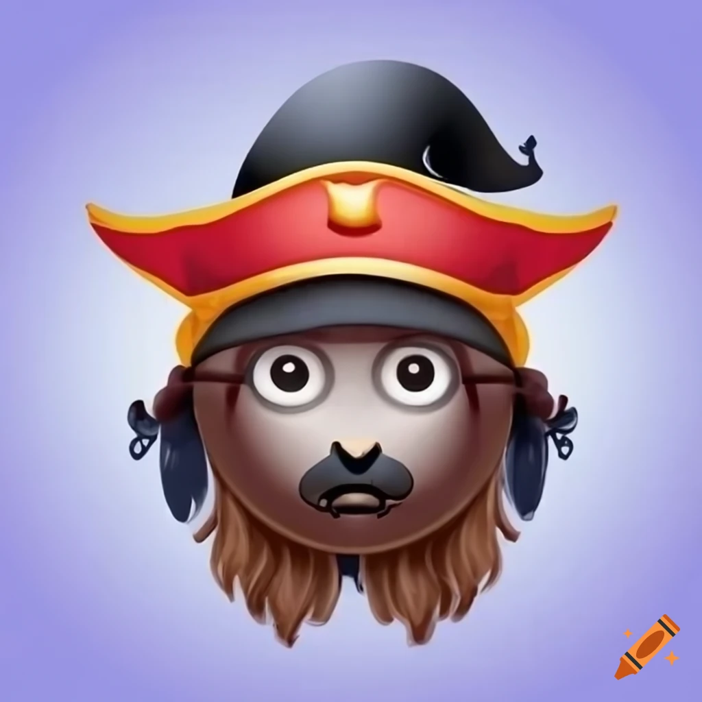 Pirate emoji on Craiyon