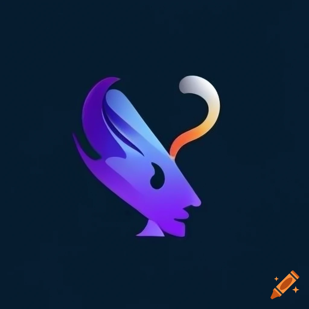 Simplistic logo design of psyche on Craiyon