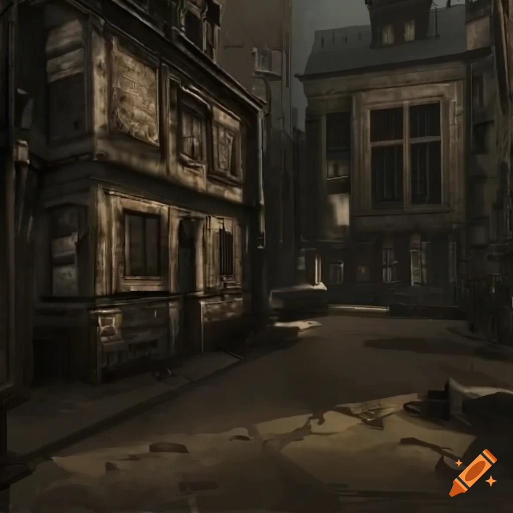 City district map inspired by dishonored 2 on Craiyon