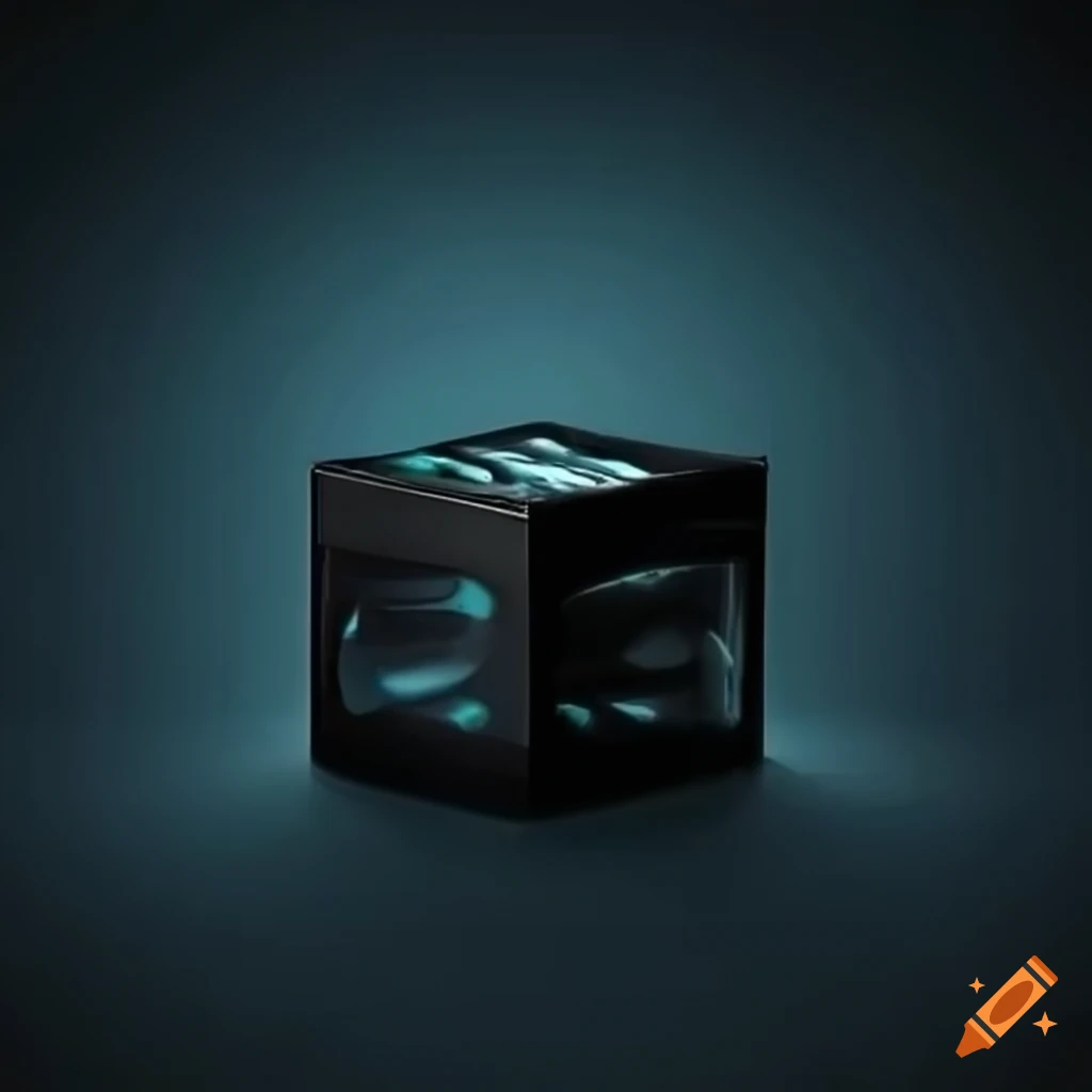 Futuristic black box with ai inscription on Craiyon