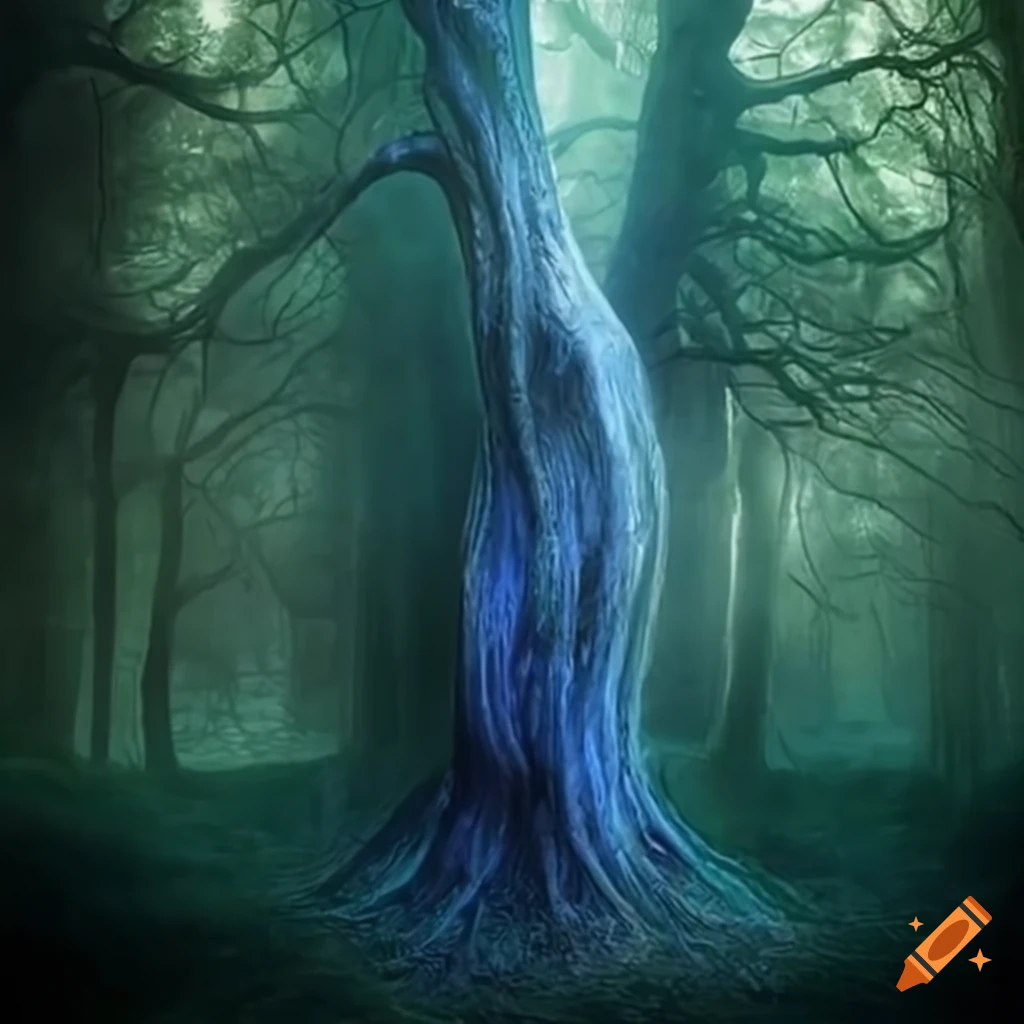 Tree spirit in a mystical forest on Craiyon