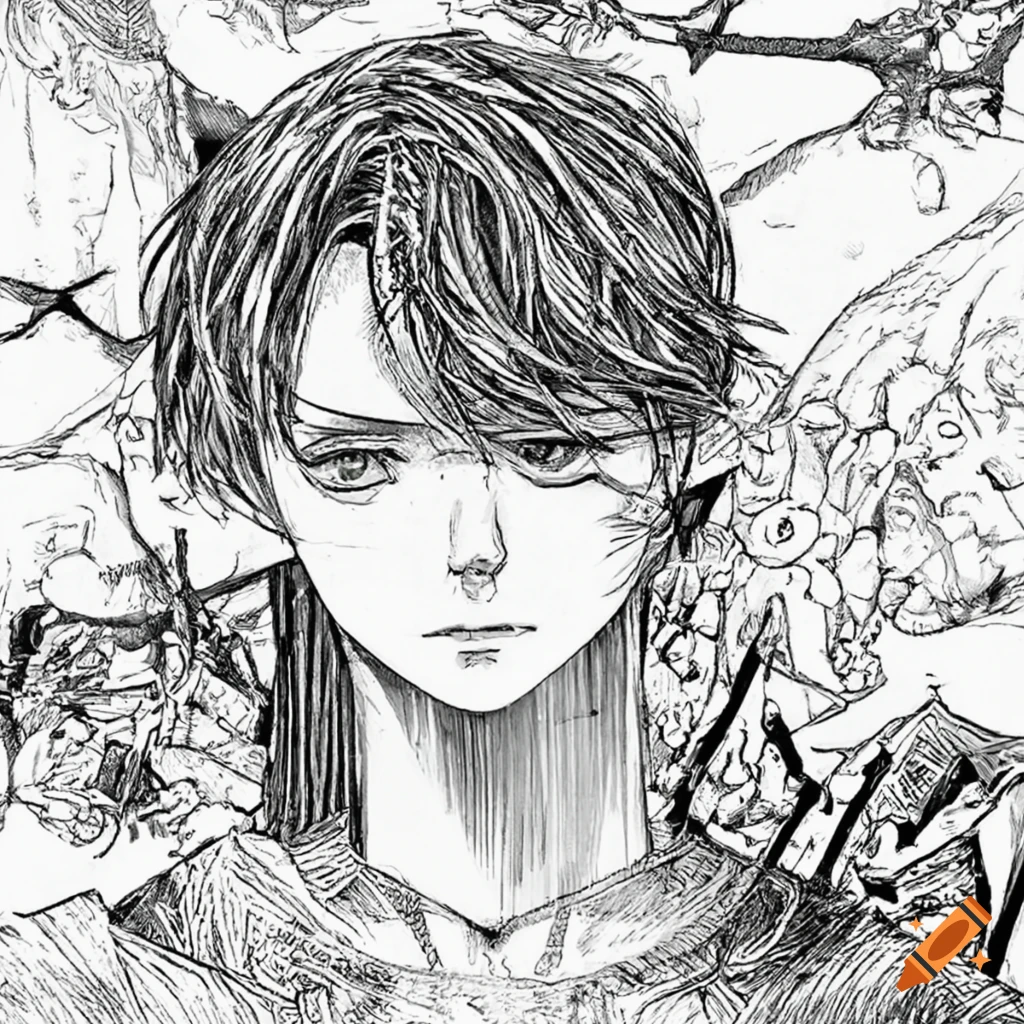 Abstract artistic representation on Craiyon