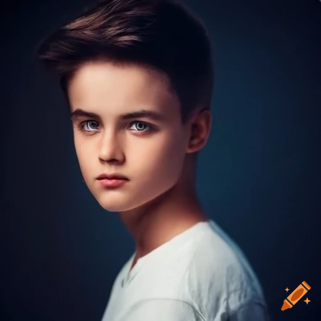 Handsome boy on Craiyon