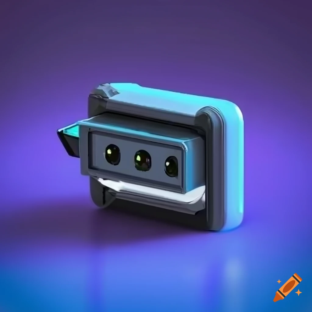 3d illustration of a usb type-c connector on Craiyon