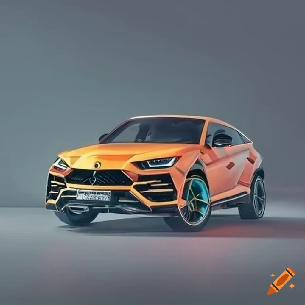 Modified luxury car combining lamborghini urus and mercedes amg gt on ...