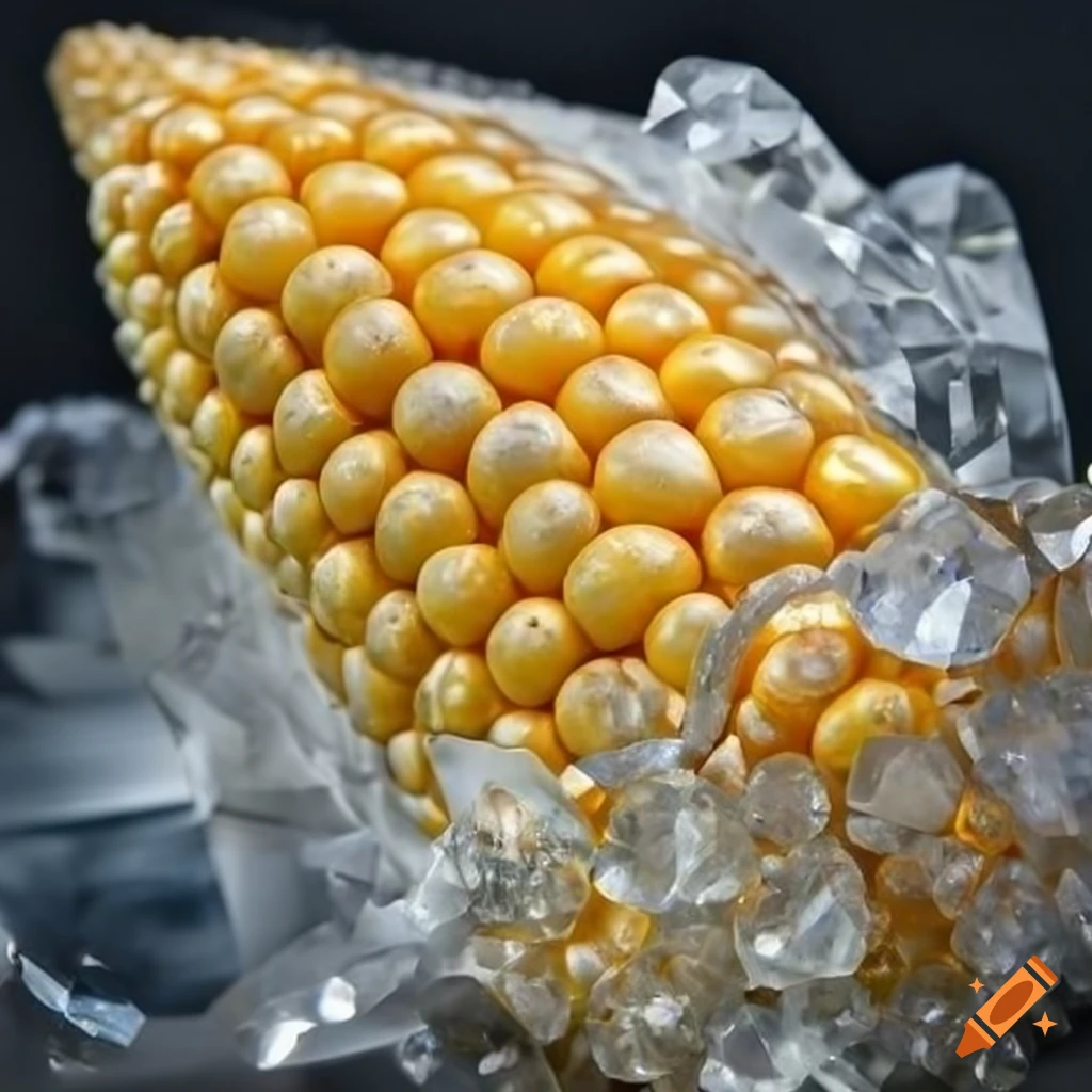 Corn on the crystal cob on Craiyon
