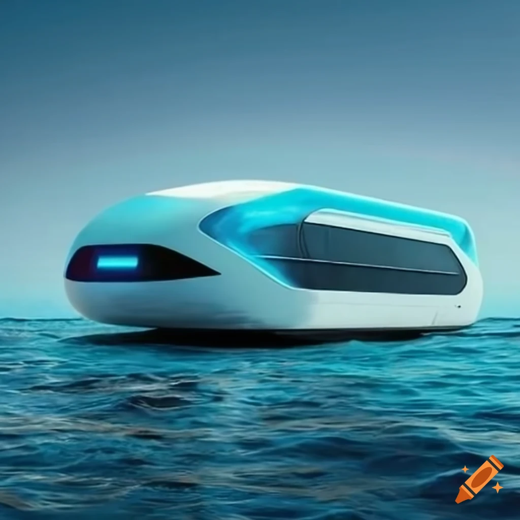 Futuristic bus designed to travel on water on Craiyon